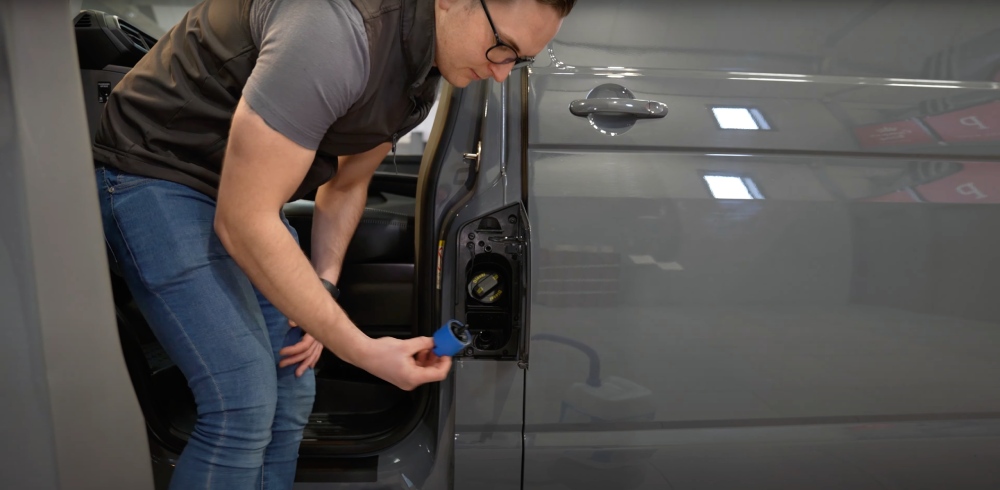 How to add Adblue to a diesel VW Transporter