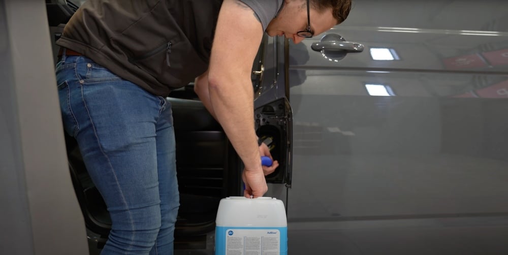 How to add Adblue to a diesel VW Transporter